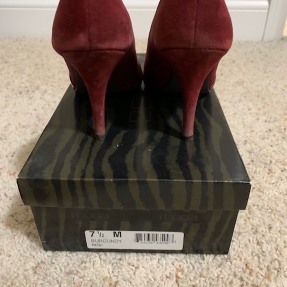 Moda Spana | Shoes | Moda Spana Patsy Burgundy Pumps | Poshmark